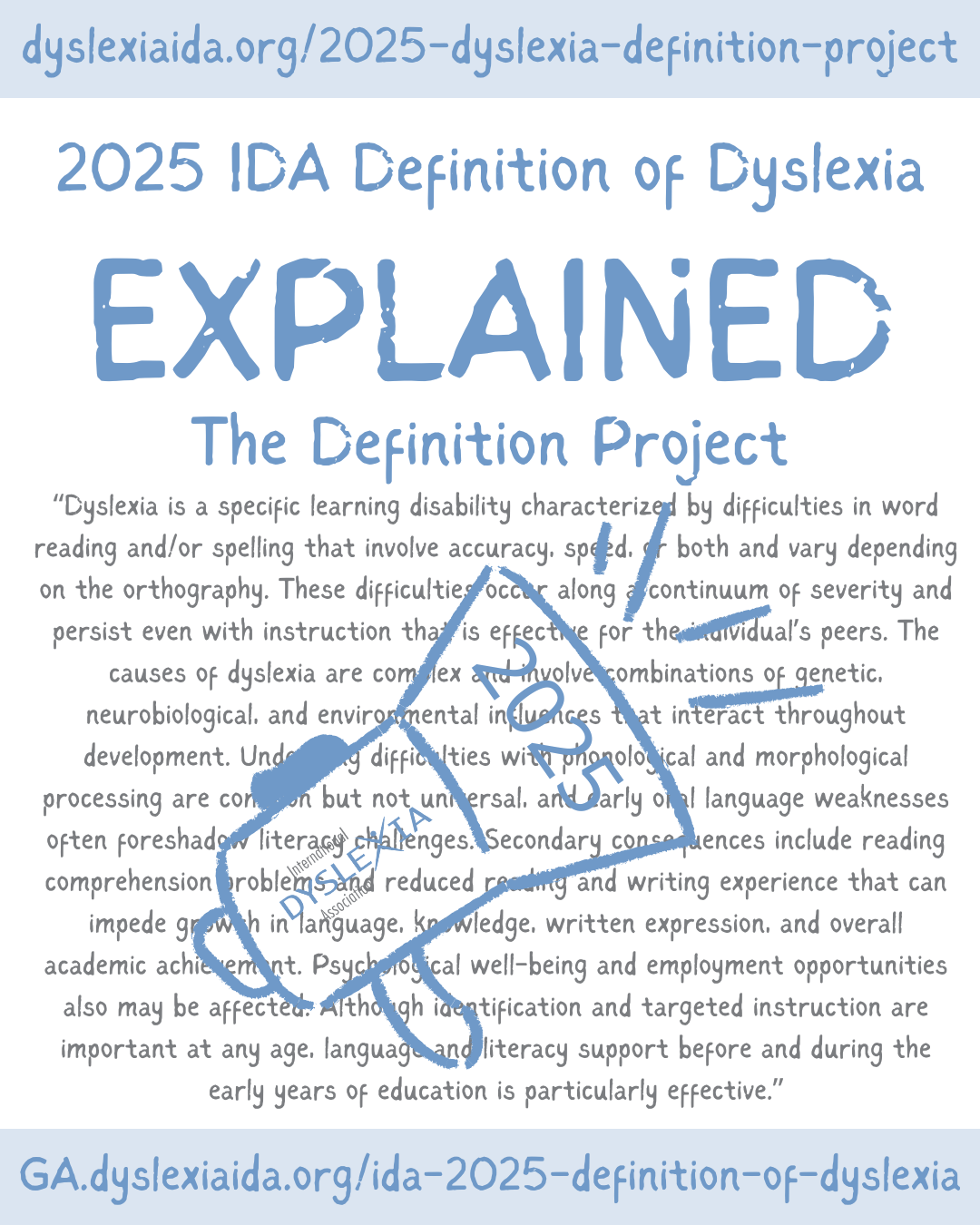 The Revised 2025 Definition of Dyslexia EXPLAINED - IDA Georgia
